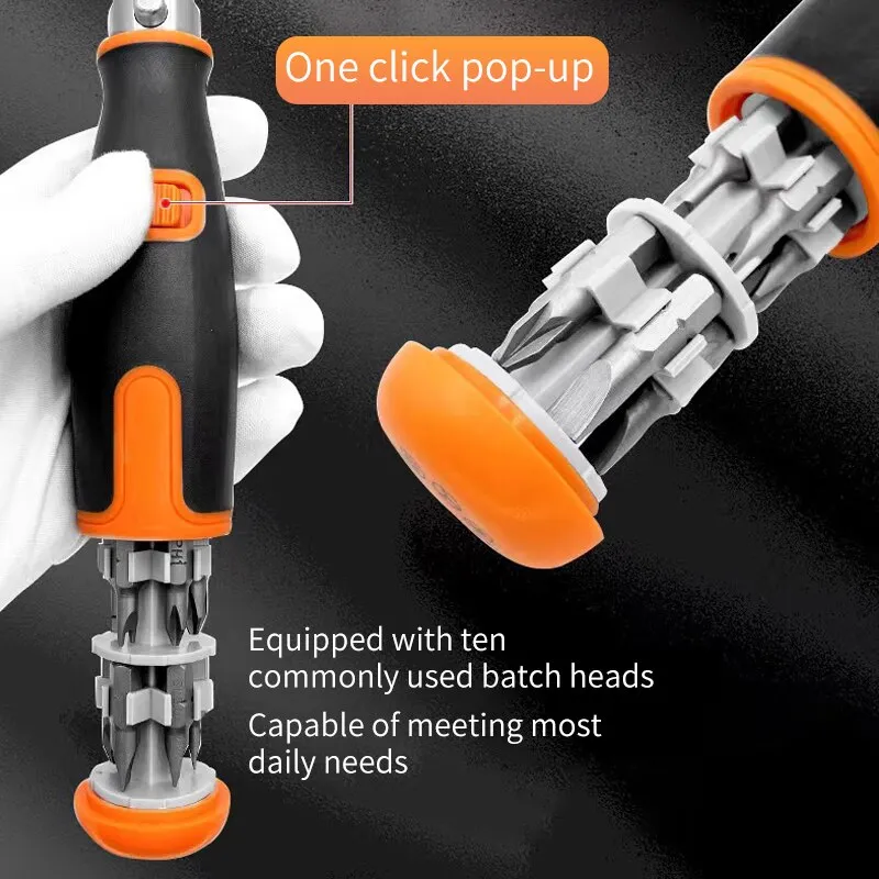 10 in 1 Multi Angle Ratchet Screwdriver Set - Awessories