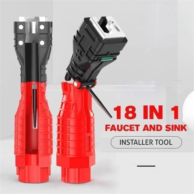 18 in 1 Faucet Sink Installation Tool - Awessories