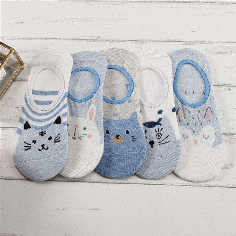 Animals Print Socks 5 Pairs Set - Awessories