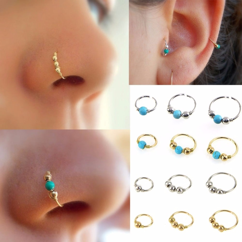 Beads Design Hoop Body Piercing - Awessories