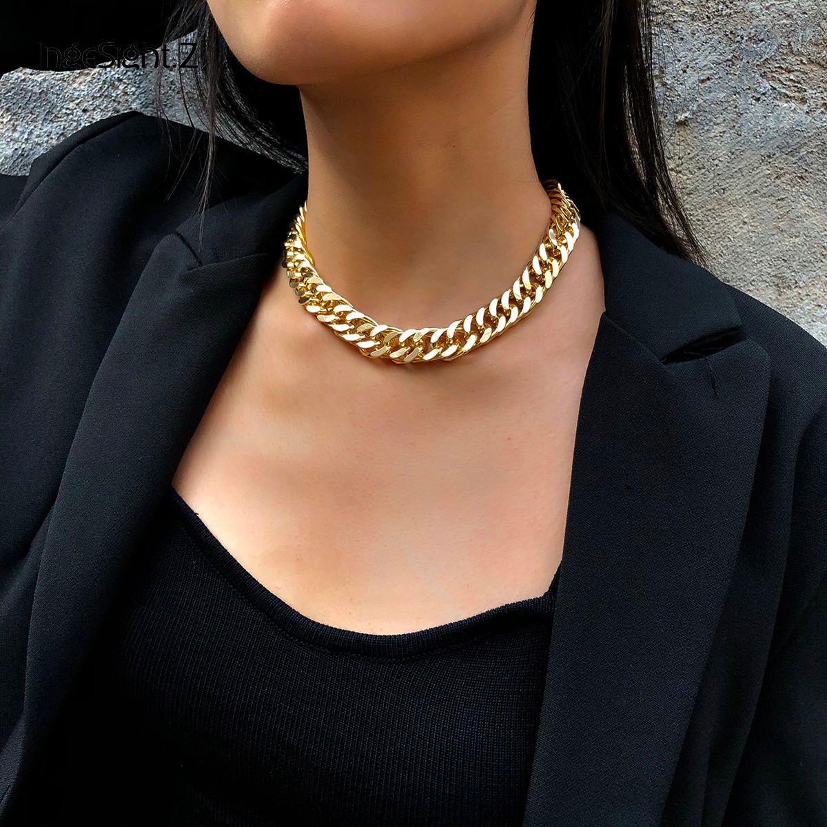 Chunky Chain Collar Necklaces - Awessories
