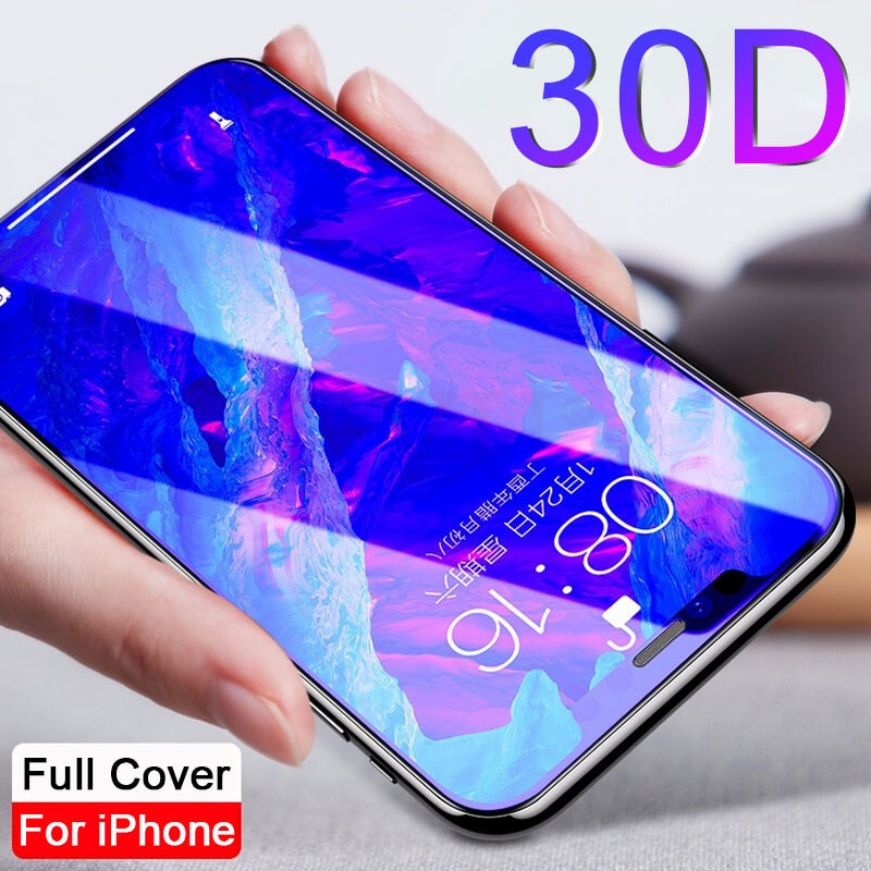 Full Cover Protective Glass for iPhone - Awessories