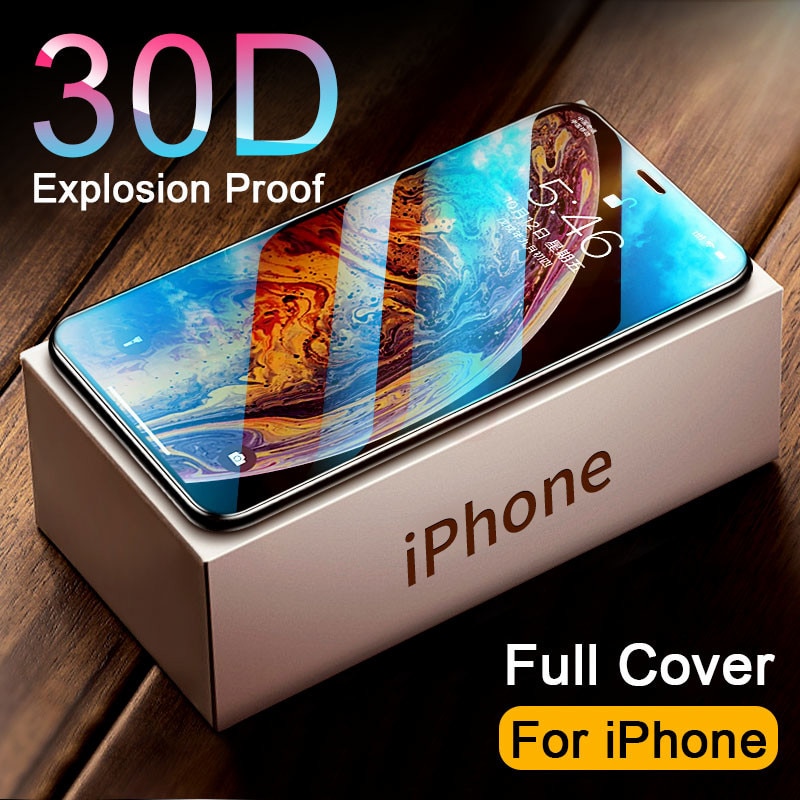 Full Cover Protective Glass for iPhone - Awessories