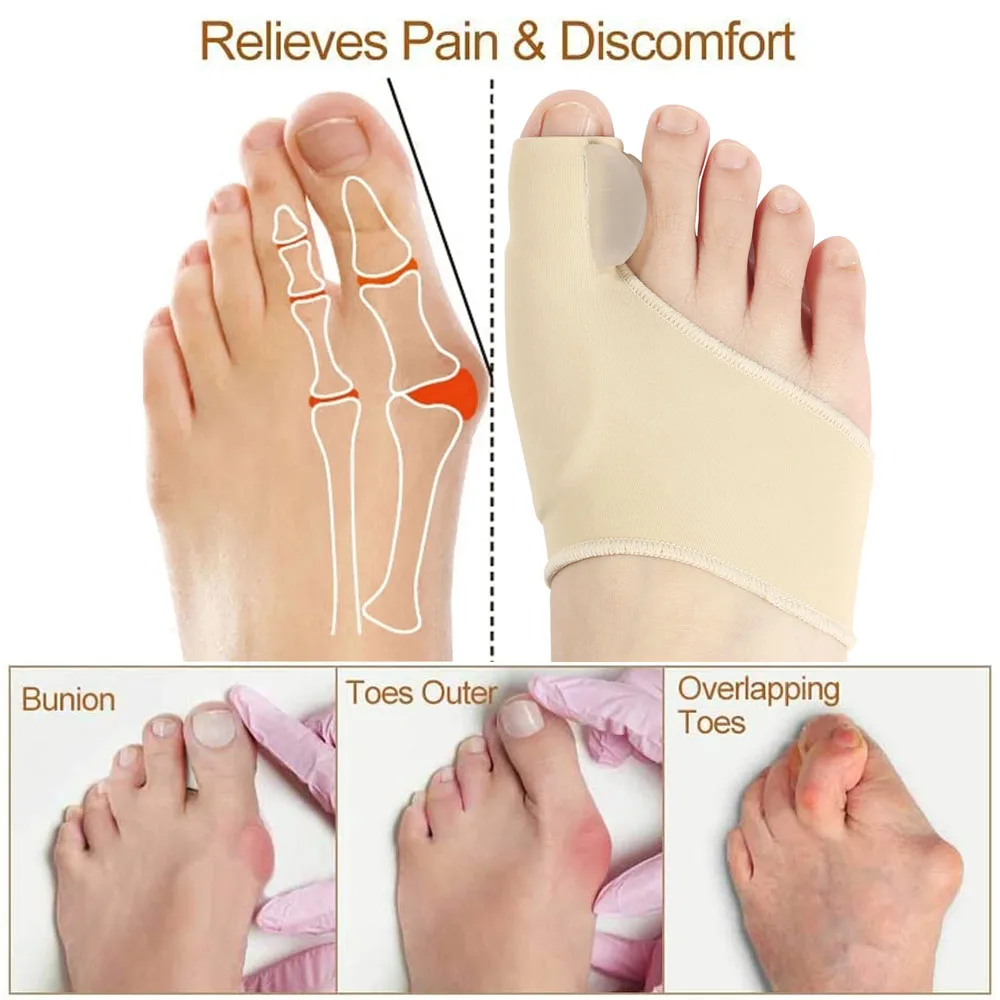 Gel Bunion Toe Alignment Corrector (1 Pair) - Awessories
