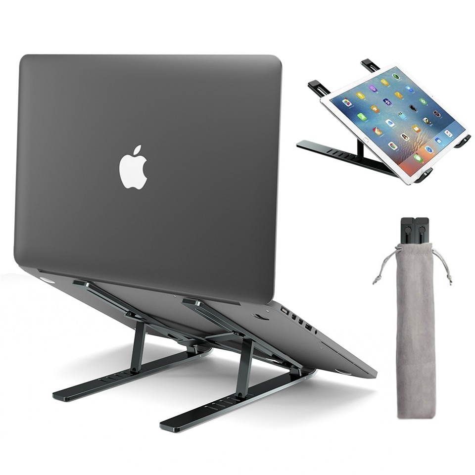 Adjustable Anti-Slip Aluminum Laptop Holder - Awessories