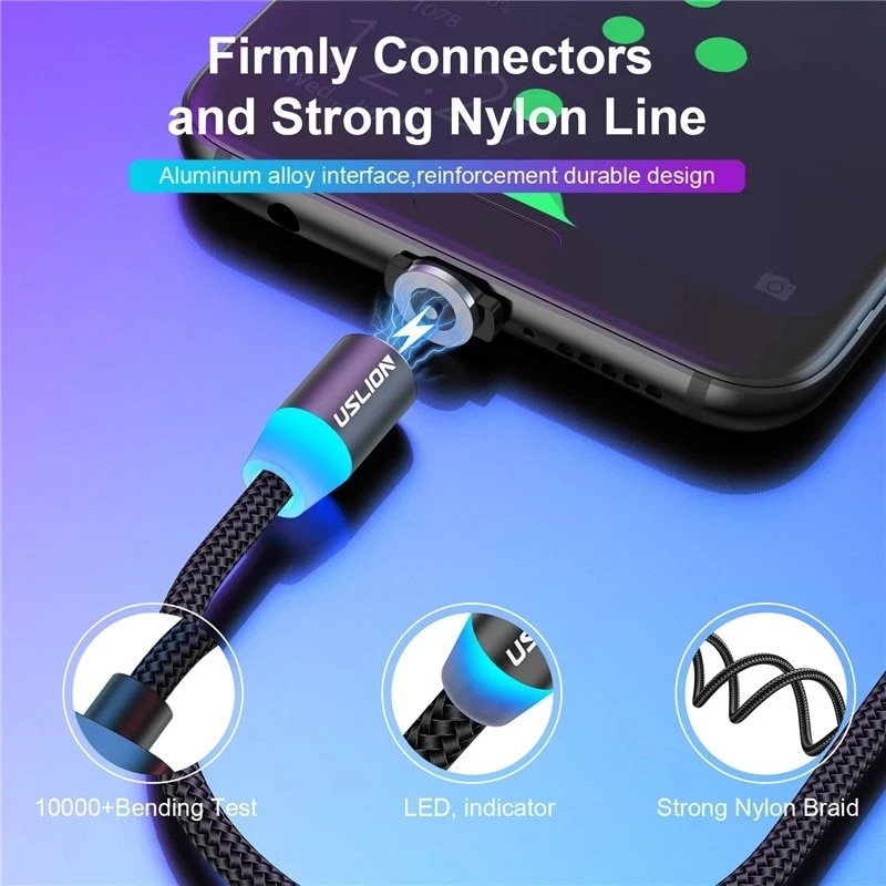 Magnetic USB Fast Charging USB Cable - Awessories