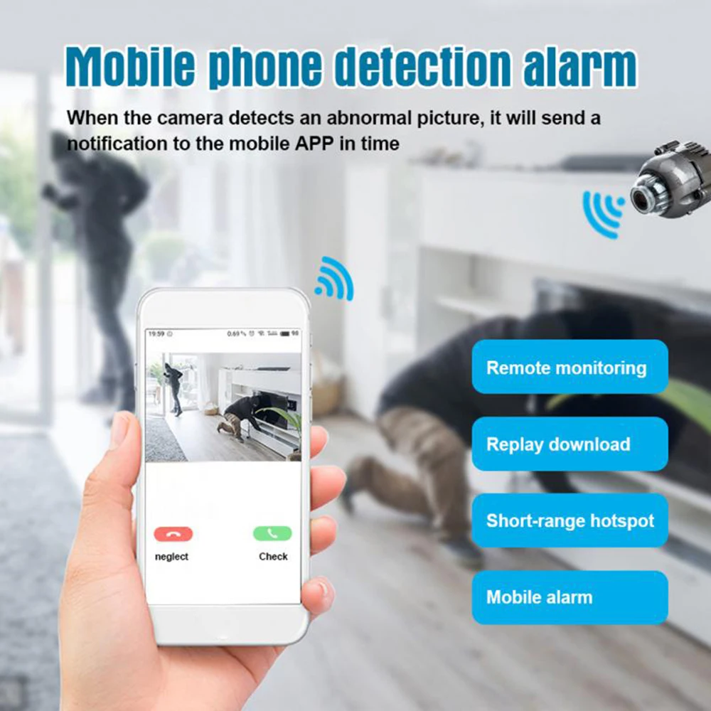 Mini 5G Wireless Wifi Camera 1080P HD - Awessories