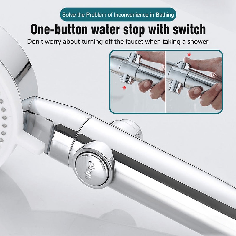 Multi-functional High Pressure Shower 3 PCS Set (Shower Head+Holder ...