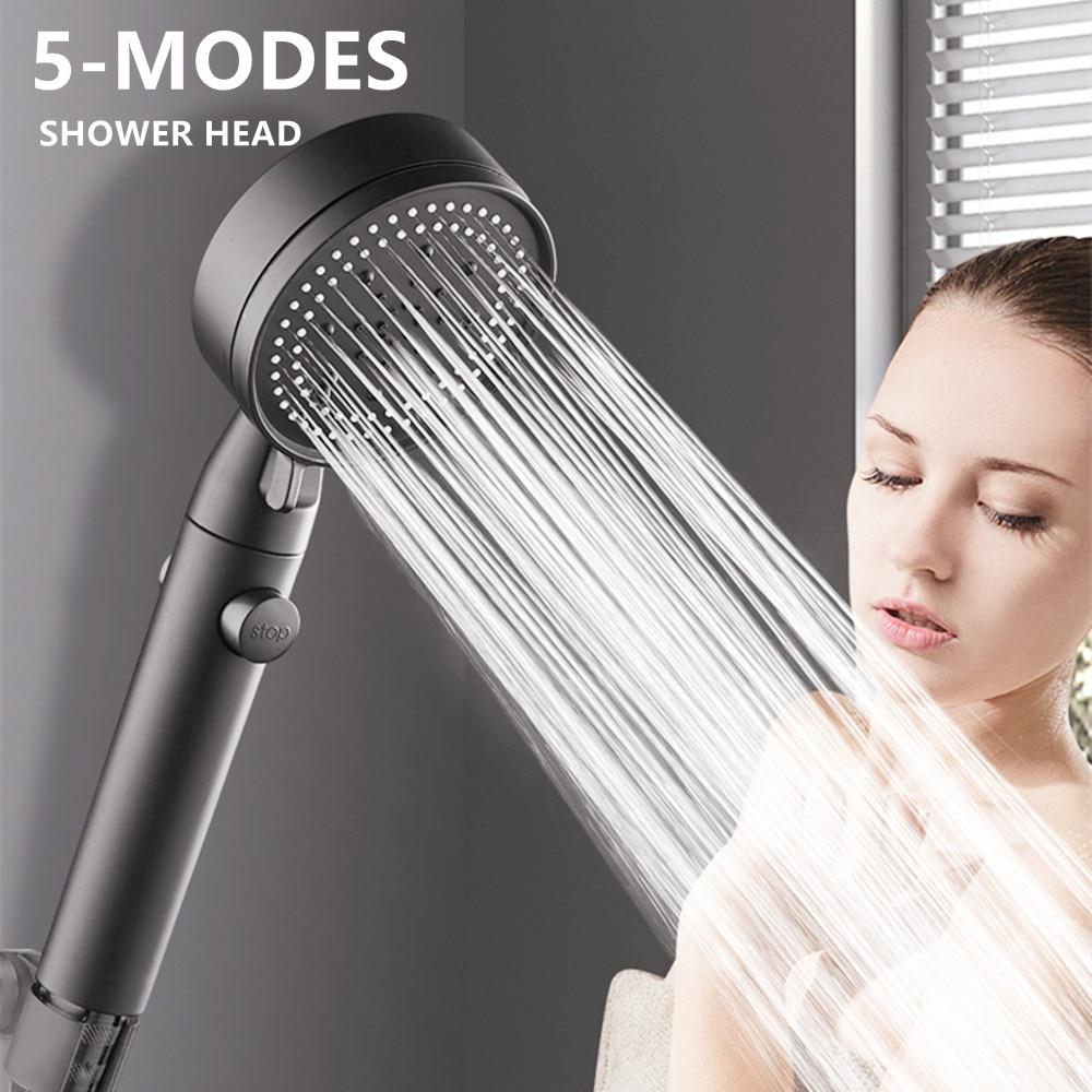 Multi-functional High Pressure Shower 3 PCS Set (Shower Head+Holder ...