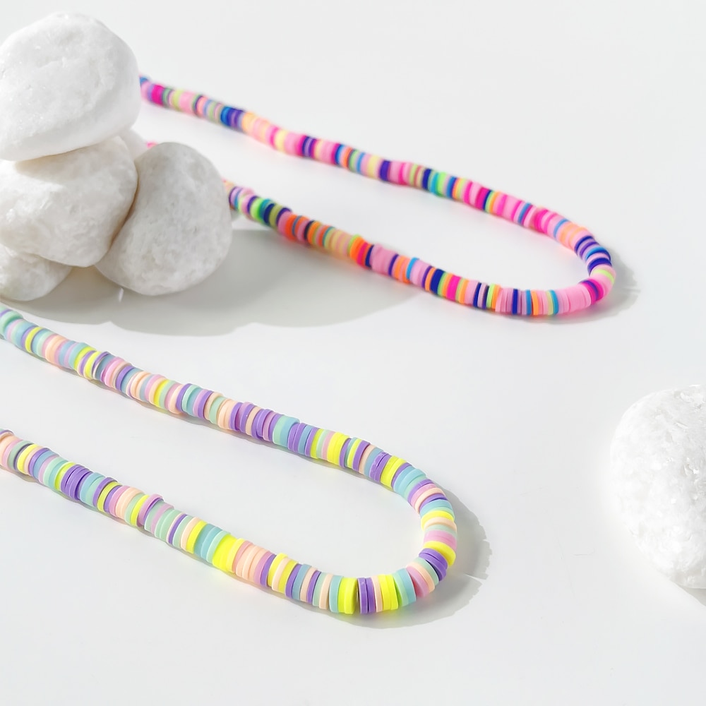 Neon w/ shell Necklace - Awessories