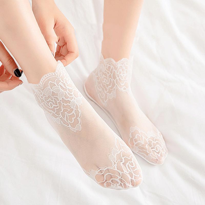 Non-slip Shallow Transparent Socks - Awessories