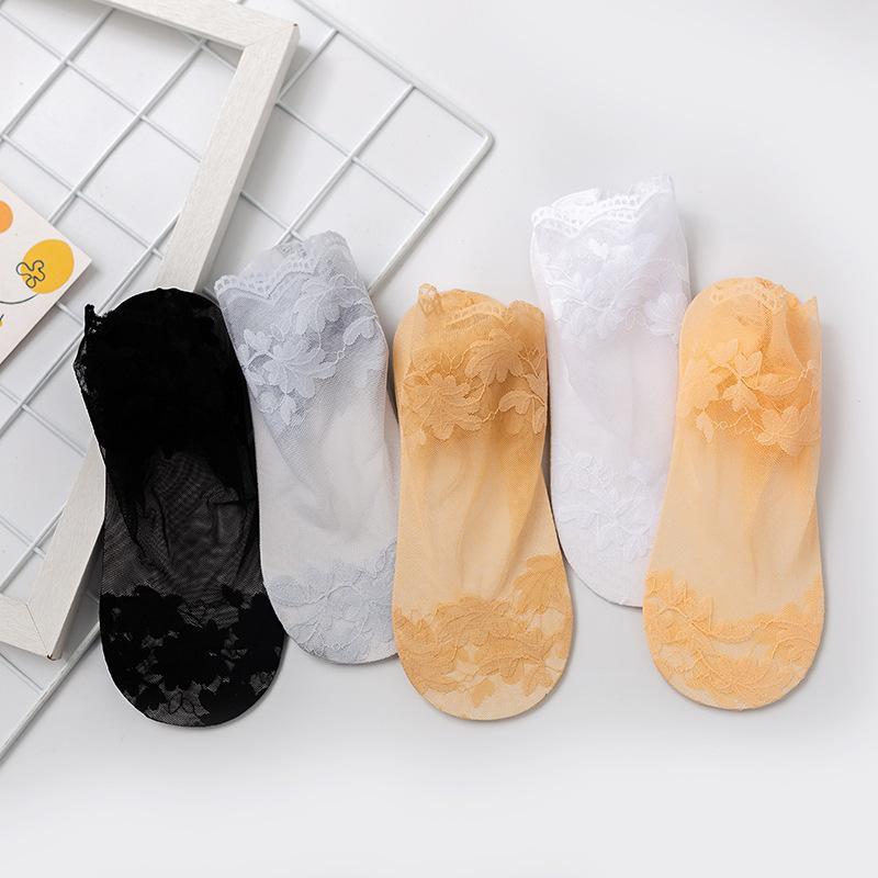 Non-slip Shallow Transparent Socks - Awessories