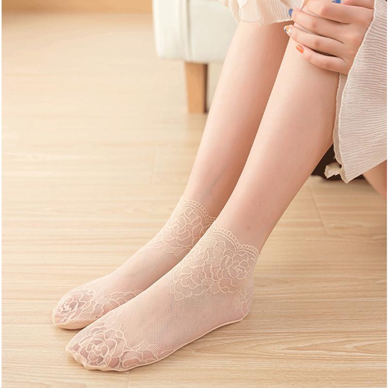 Non-slip Shallow Transparent Socks - Awessories