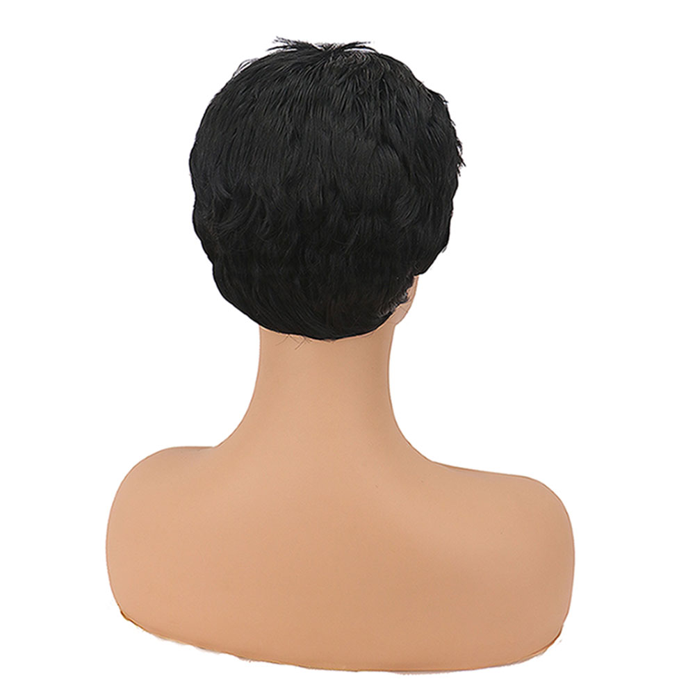 Short Natural Pixie Cut Wig - Awessories