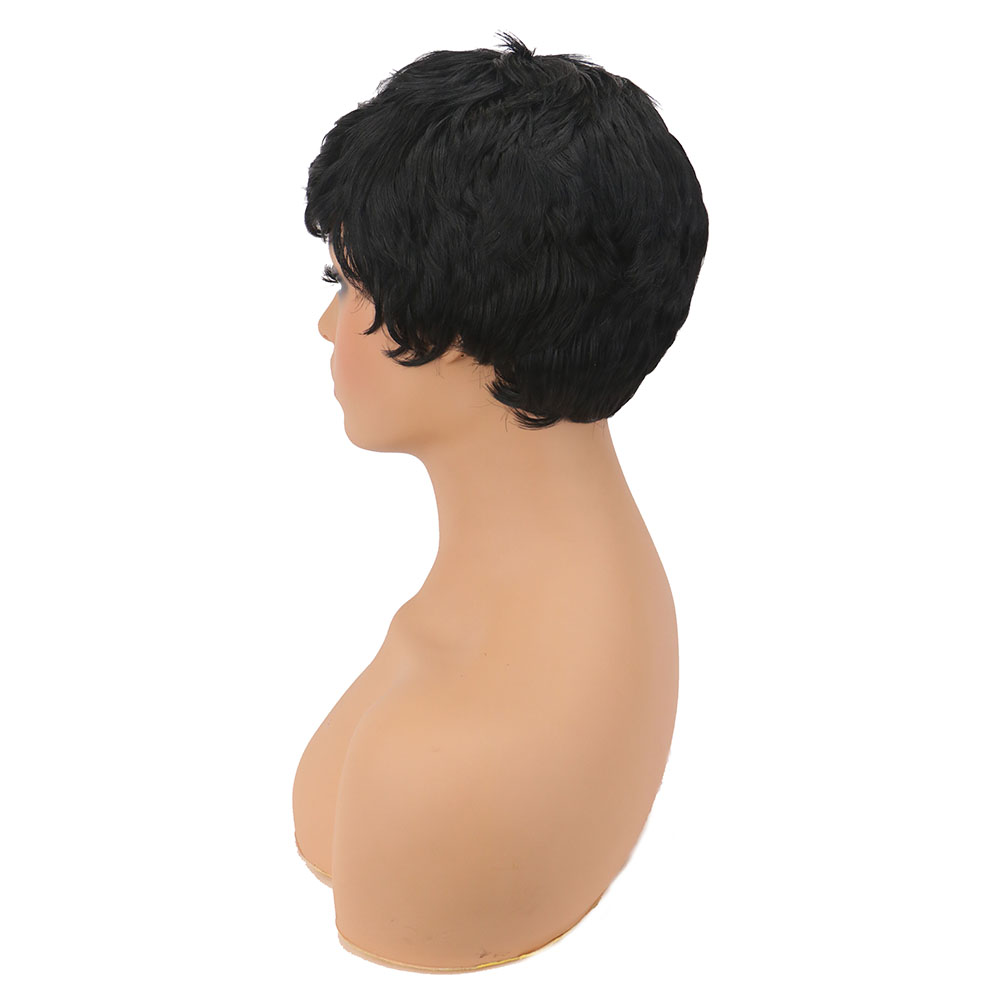 Short Natural Pixie Cut Wig - Awessories