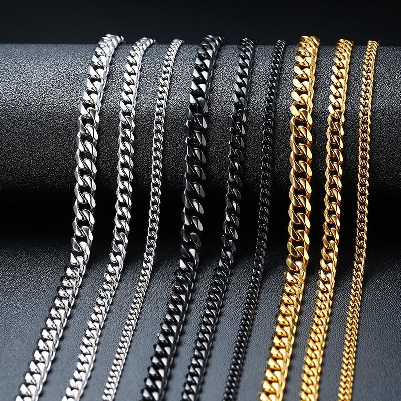 Stainless Steel Unisex Chain Necklace