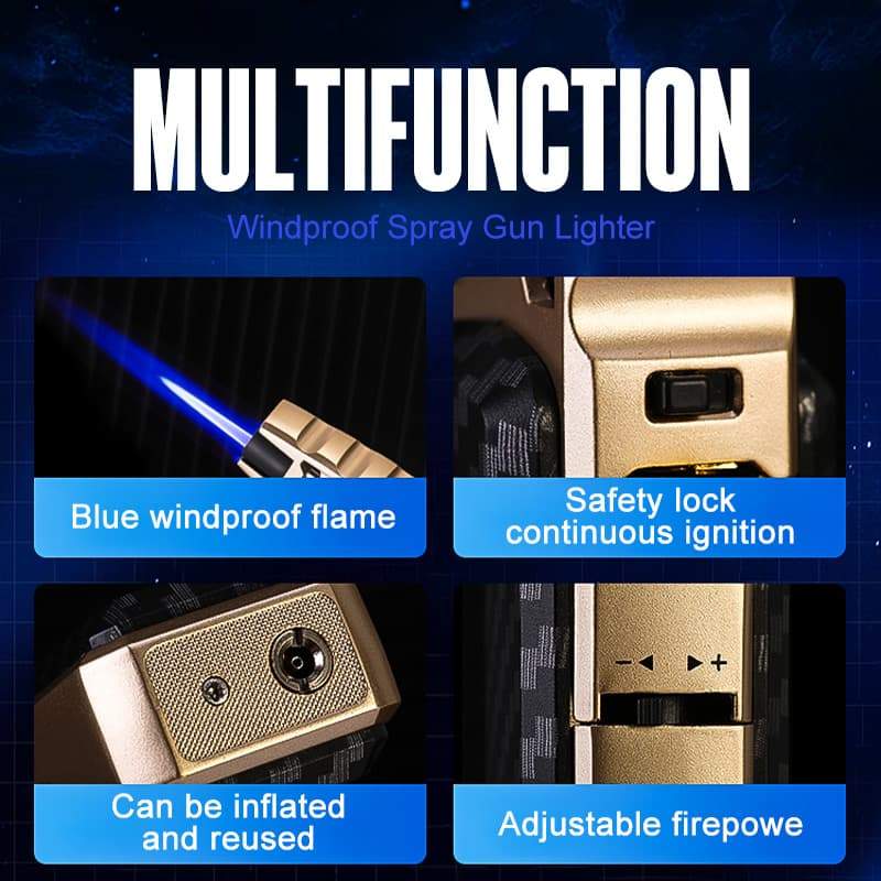Windproof Spray Gun Lighter - Awessories