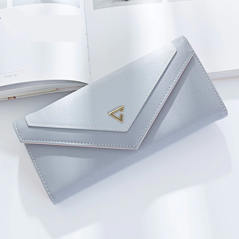 Women's Long Leather Wallets - Awessories