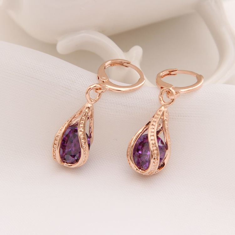 Classic Gold Color Earrings for Women - Home Goods, Clothing ...