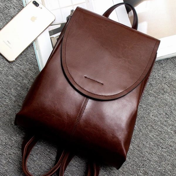 Vintage Women's Genuine Leather Backpack - Home Goods, Clothing ...