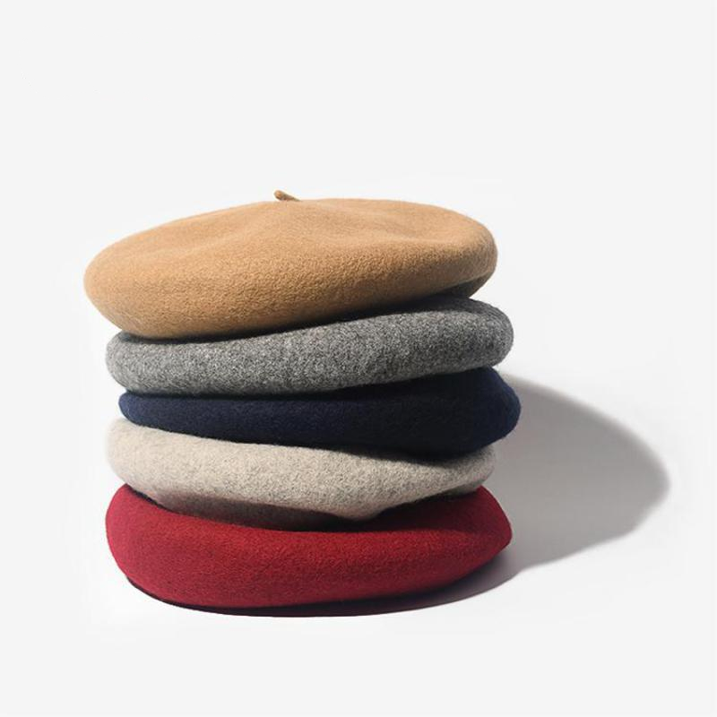 Retro 90s Style Elegant Wool Women's Beret Hat - Home Goods, Clothing ...