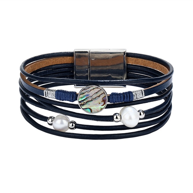Women's Design Vintage Multiple Layer Leather Bracelet - Home Goods ...
