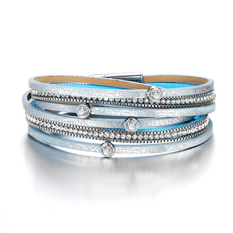 Women's Design Vintage Multiple Layer Leather Bracelet - Home Goods ...