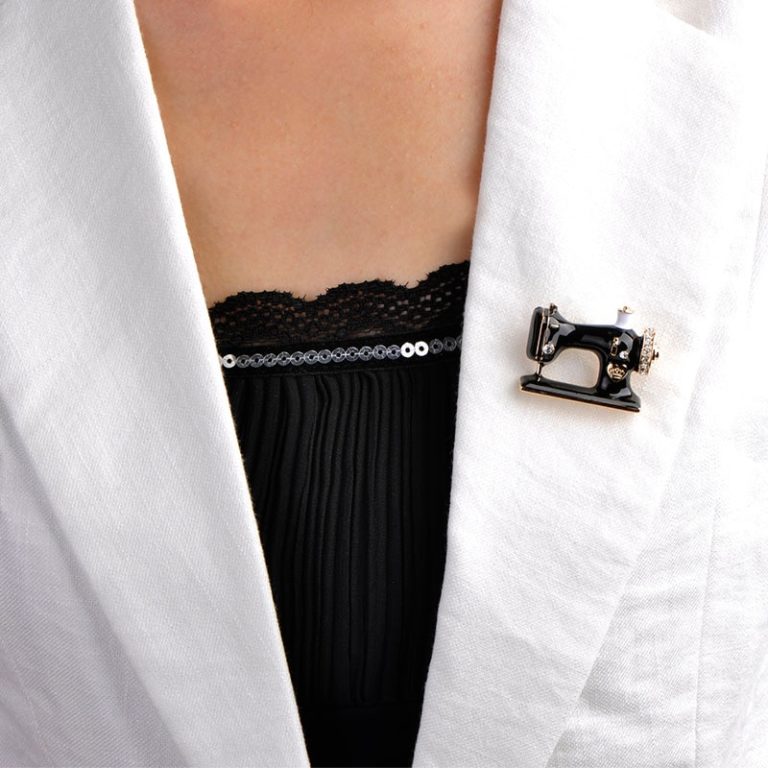 Women's Sewing Machine Brooch - Home Goods, Clothing & Accessories ...