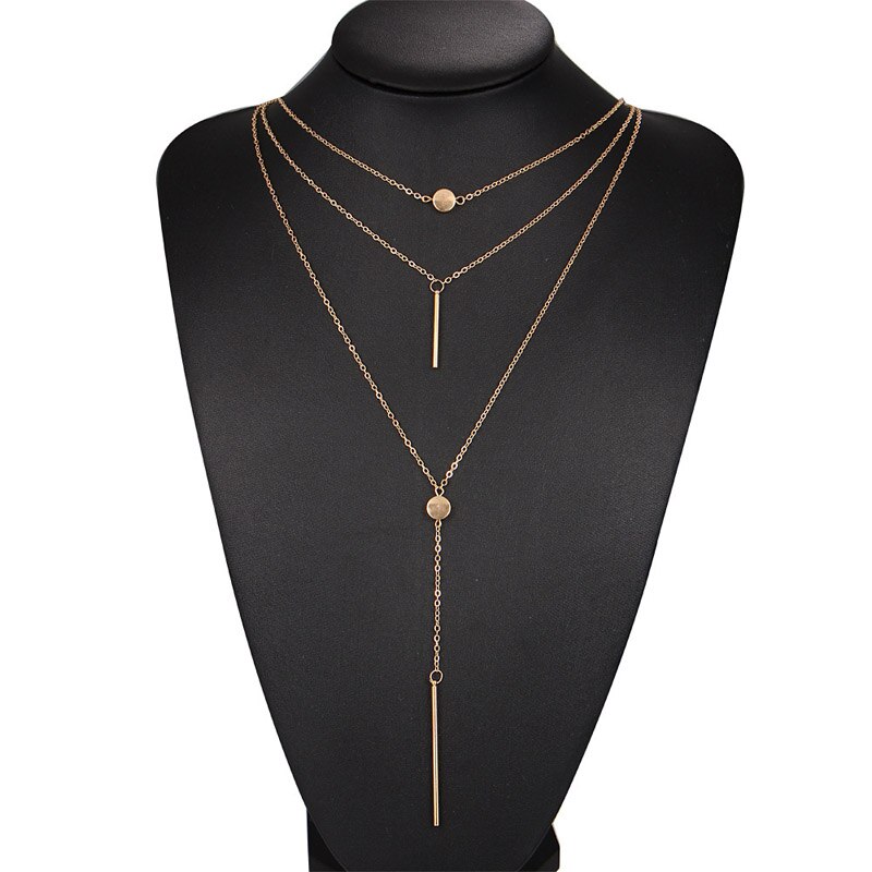 Women's Stylish 3-Layers Chain Necklace - Home Goods, Clothing ...