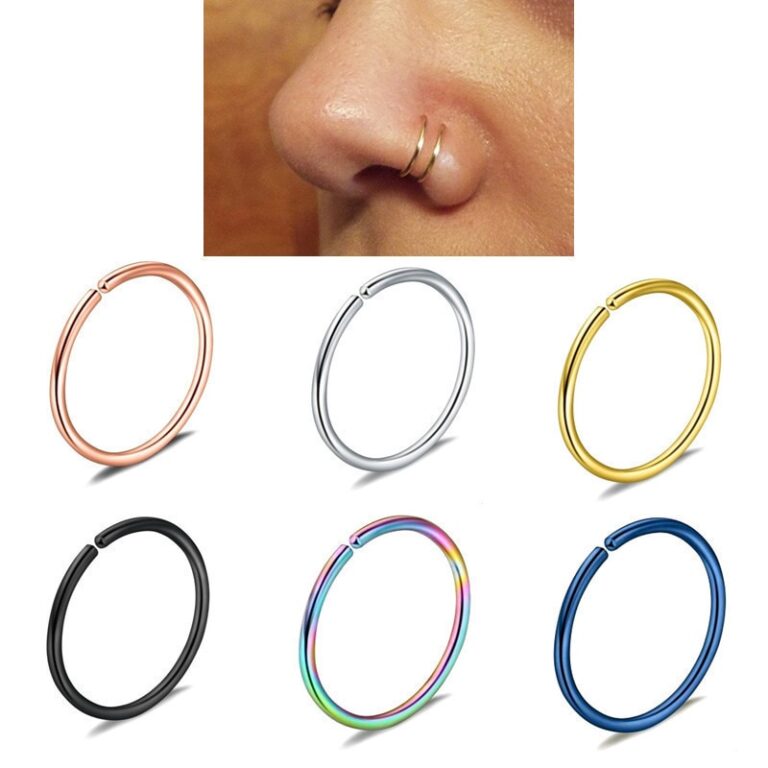 Punk Stainless Steel Nose Ring - Home Goods, Clothing & Accessories ...