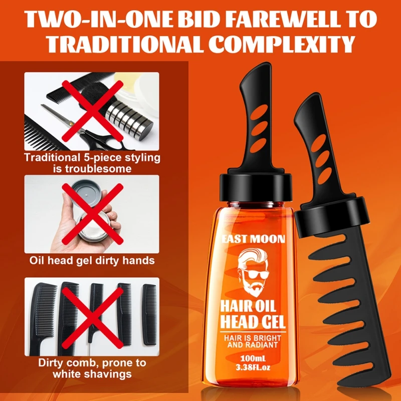 One-comb Shaping-styling Gel Comb - Awessories